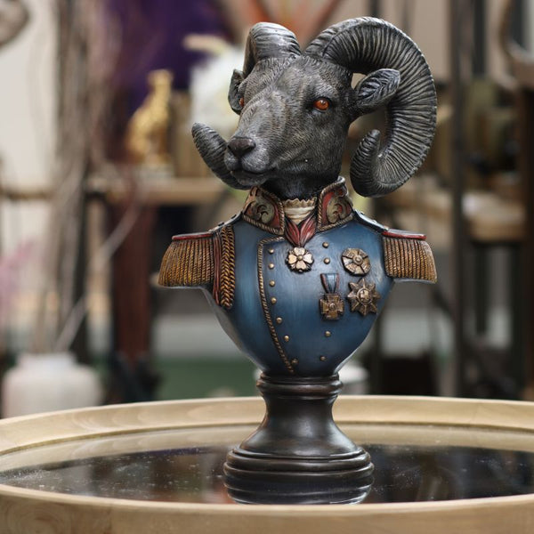 Dressed Ram Bust - Medium – Bentleys House of Gifts