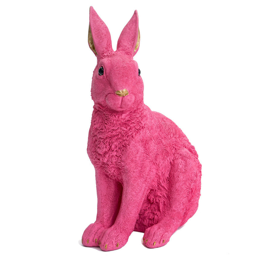 Posh Pets: Elegant Pink & Gold Rabbit Figurine – Bentleys House of Gifts